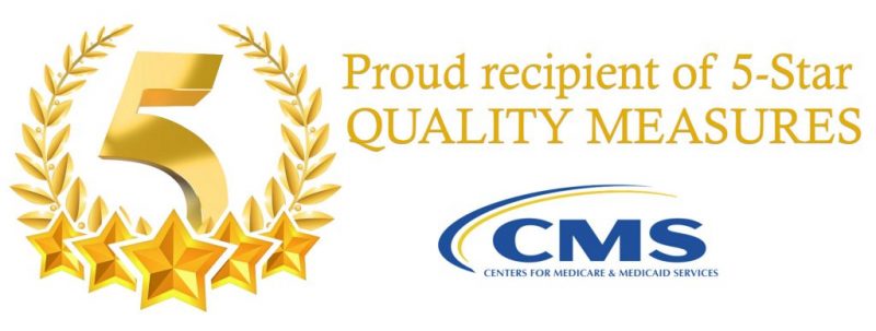 5-Star in Quality Measures - Empress Care Center